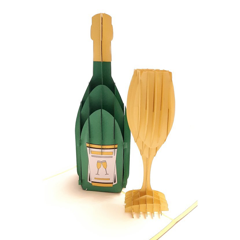 3D Přání - Šampaňské